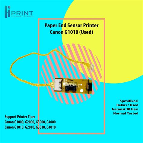 Jual Paper End Sensor Canon G4010 G3010 G2010 G1010 Pe Sensor Kertas Belakang G1000 G2000 G3000