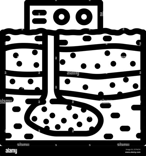 Carbon Sequestration Future Technology Line Icon Vector Carbon Sequestration Future Technology