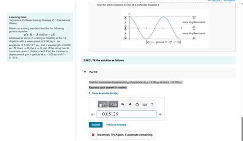 Solved Waves On A String Are Described By The Following Chegg Com
