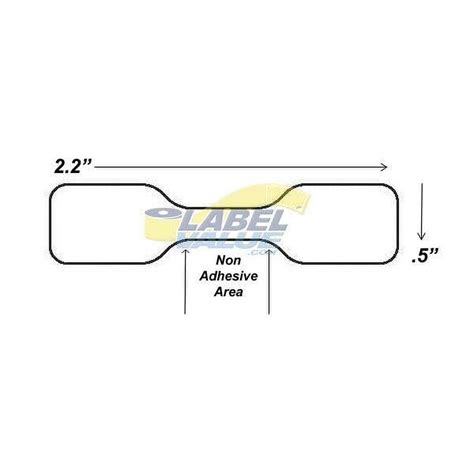 Zebra Printer Compatible 10010064 Pink Jewelry Labels Barbell Style 3510