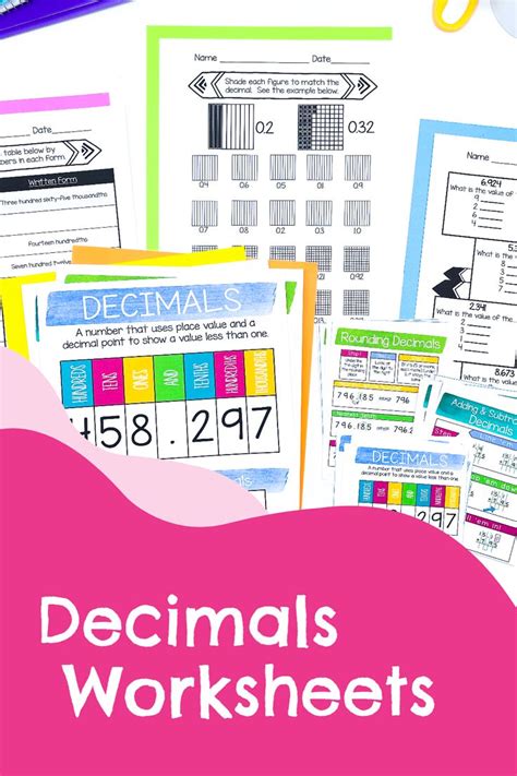 Adding And Subtracting Decimals Place Value Comparing Decimals Anchor