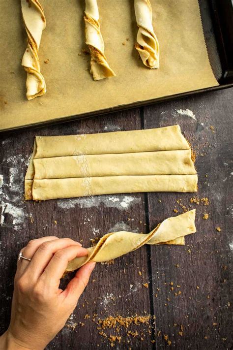 Puff Pastry Cinnamon Twists With Espresso Glaze Humbly Homemade