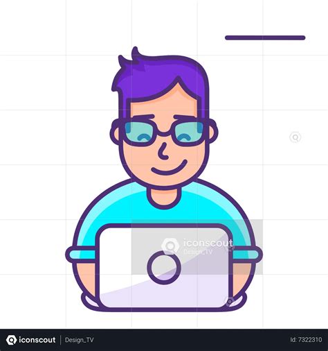 Male Programmer Animated Icon Free Download Design And Development Animated Icons Iconscout