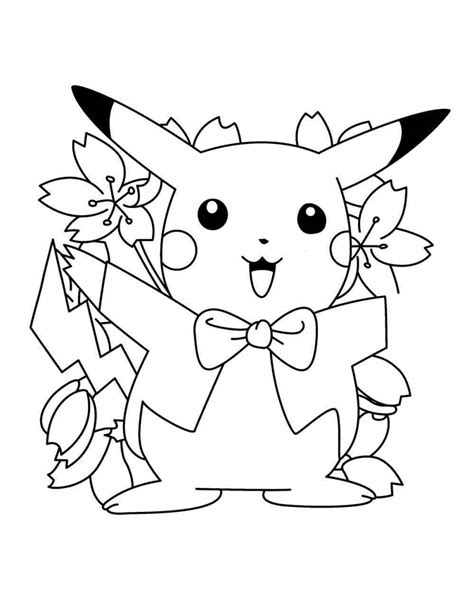 Coloring Pages Pikachu For Girls 26 Pcs Download Or Print For Free