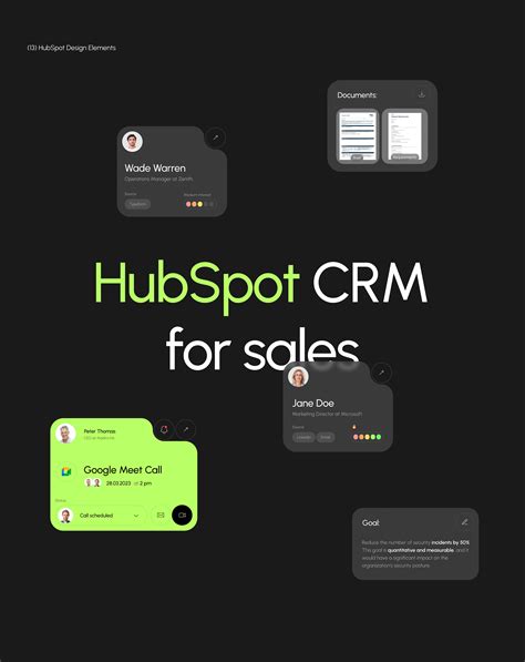 HubSpot CRM SaaS UX UI Design Behance
