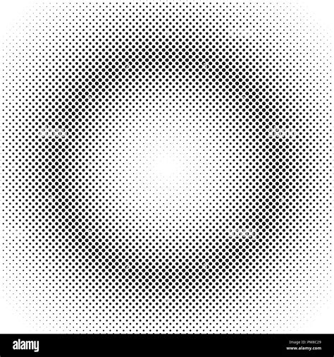 Retro Abstract Halftone Circle Pattern Background Vector Graphic Design Stock Vector Image