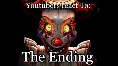 Youtubers React To The Ending Five Nights At Freddys Secret Of The Mimic Spoilers Youtube