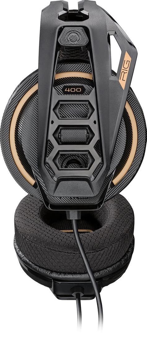 Best Buy: Plantronics RIG 400 Wired Stereo Gaming Headset for PC, PS4 ...