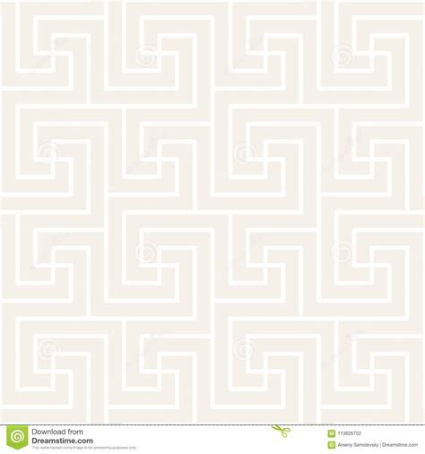 Vector Seamless Lattice Pattern Modern Stylish Subtle Texture With Monochrome Trellis