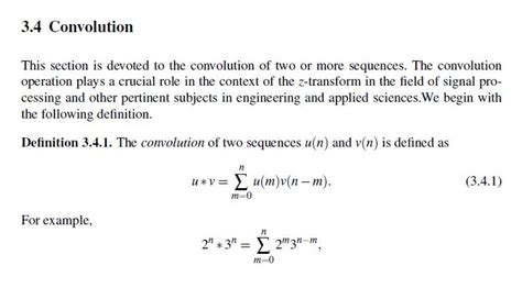 Solved This Is Difference Equation Convolution I Need