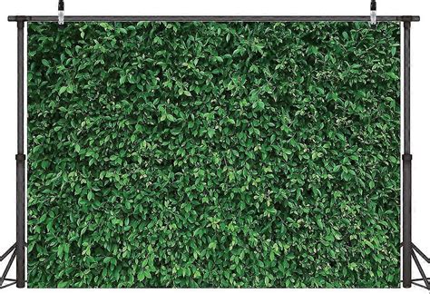 Green Leaves Backdrop Grass Wall Birthday Party Decorations Banner Photo Booth Backdrop Hedge