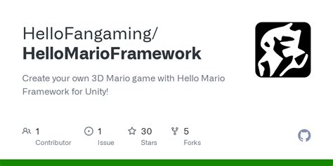 GitHub HelloFangaming HelloMarioFramework Create Your Own D Mario Game With Hello Mario