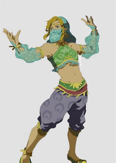 Gerudo Link Tumblr Legend Of Zelda Gerudo Link Breath Of The Wild