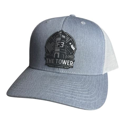 F3 West Houston The Tower Leatherette Patch Hat Pre Order December 202