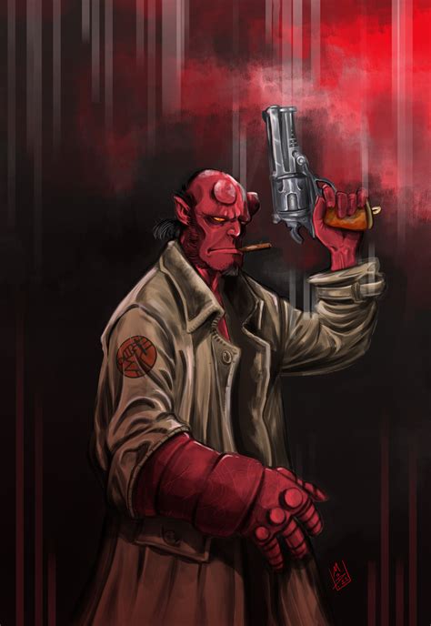 Artstation Hellboy Omaggio