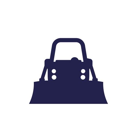 Crawler Dozer Icon Front View 28621829 Vector Art At Vecteezy