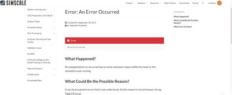 Fatal Io Error An Error Occured Cfd Simulation On Fsae Intake System Project Support