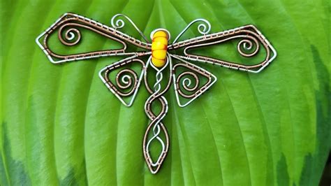 Diy Wire Wrapped Dragonfly A Complete Tutorial Youtube