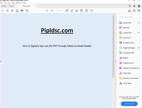 How To Add A Digital Signature To PDF Documents PIPL DSC
