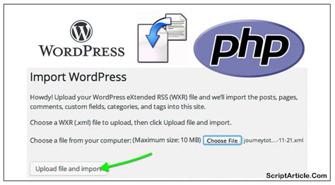 How To Import Large Xml File Wxr File In Wordpress