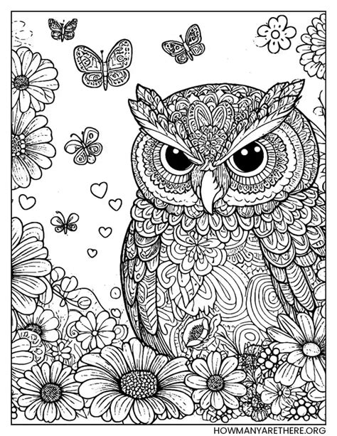 6 Dibujos E Imagenes Búho Para Colorear Y Imprimir Gratis Para Adultos