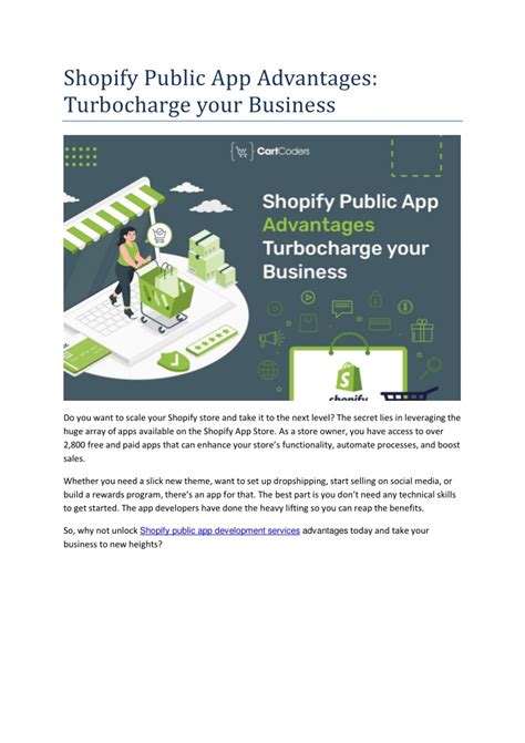 Ppt Shopify Public App Advantages Turbocharge Your Business