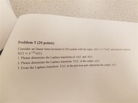 Solved Problem Points Consider An Linear Chegg Com