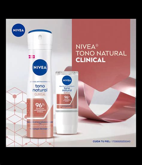 Antitranspirante Tono Natural Clinical en Roll-On 50 ml - NIVEA®