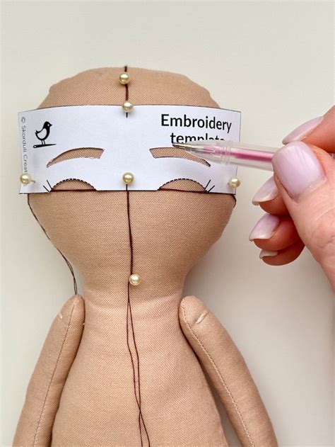 Doll PDF Sewing Pattern And Tutorial Etsy Doll Sewing Tutorial Doll Patterns Free Sewing