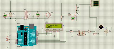 V AC Light Dimmer Using TRIAC Arduino Proteus Simulation