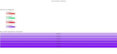 Create Custom Colour Palette Sibeesh Passion