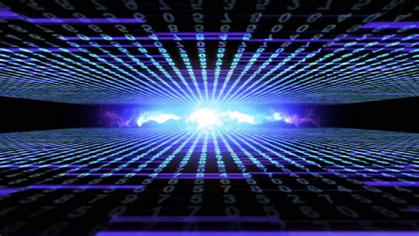 Abstract Animation Technological Background Digital Cyber Stock Footage Video 100 Royalty Free