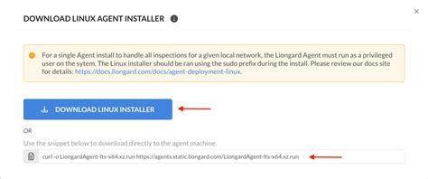 Installing A Linux Agent