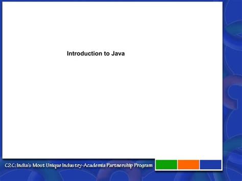 1 Introduction To Java Technology Ppt