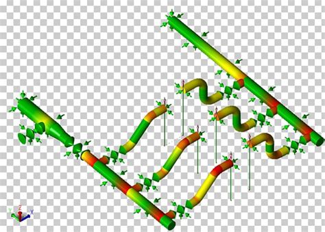 Piping Finite Element Method Stress Strain Analysis Engineering Png