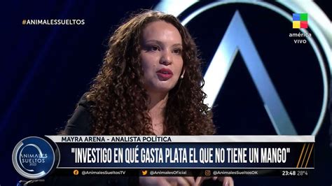 Mayra Arena En Animales Sueltos A Los Pobres Blancos Se Nos Abren
