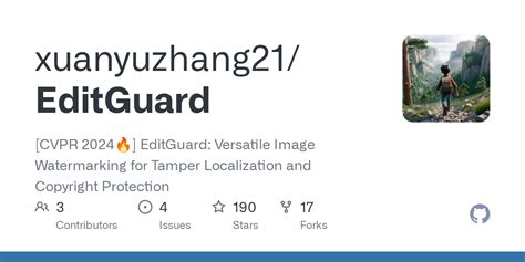 issues · xuanyuzhang21 editguard · github