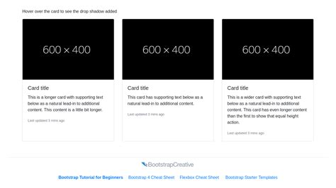 Bootstrap Card Tutorial Bingo Books