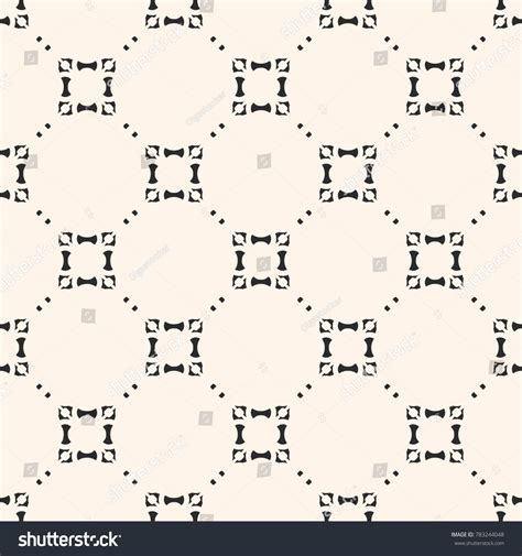 Vector Ornamental Grid Seamless Pattern Subtle Stock Vector Royalty