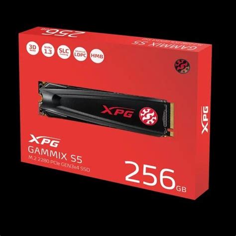 Adata Plastic XPG GAMMIX S5 256GB PCIe Gen3x4 M.2 2280 SSD 5Y WNTY ...