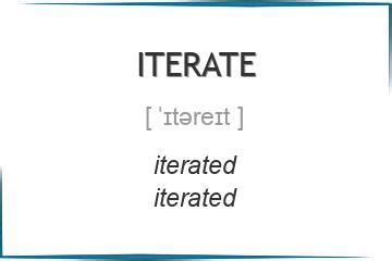 iterate 3 формы глагола примеры употребления спряжение во временных