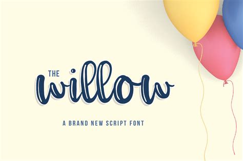 Willow Script Font Free Download And Similar Fonts Fontget