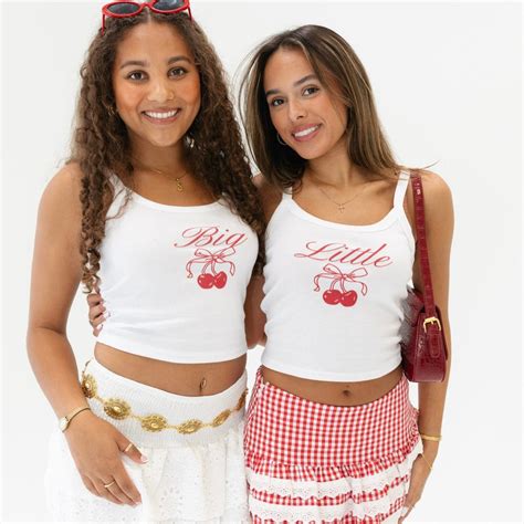 Cherry Fam Tank Top By Ali And Ariel Sorority Apparel Greek T Shirt