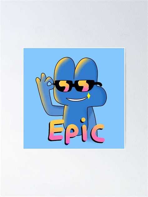 Bfb Four With Sunglasses Poster By Pilorax Redbubble