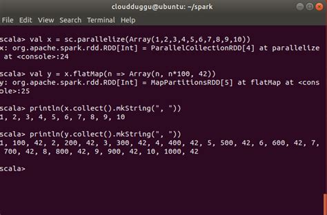 apache spark transformations and actions tutorial cloudduggu