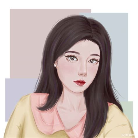 头像风格插画设计作品 设计人才灵活用工 设计dna