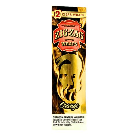 Zig Zag Premium Wraps Orange 2108 Green Panther