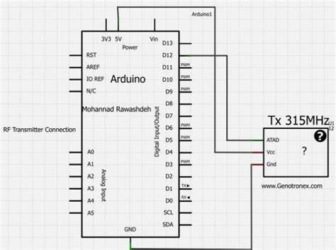 RF Transmitter And Receiver Module Interfacing With Arduino
