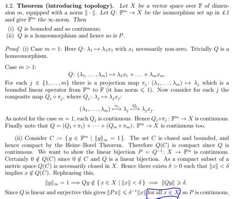 Continuous Homomorphisms An Isomorphism Between Two Normed Vector