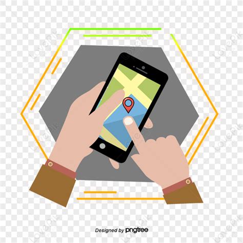 Cute Mobile Phone Satellite Positioning Vector,gps,navigation PNG White ...